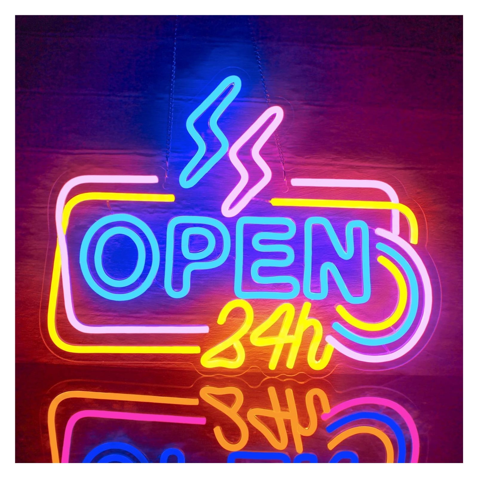Open Welcome Neon Led Sign Art Neon Lights Luminous Business Signs USB ...