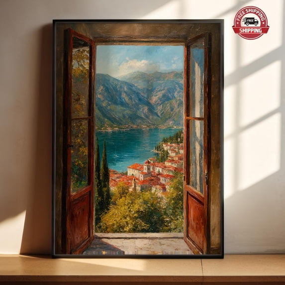 Open Window Fauvism Modern Exhibition Mediterranean Sea Orange Tree ...