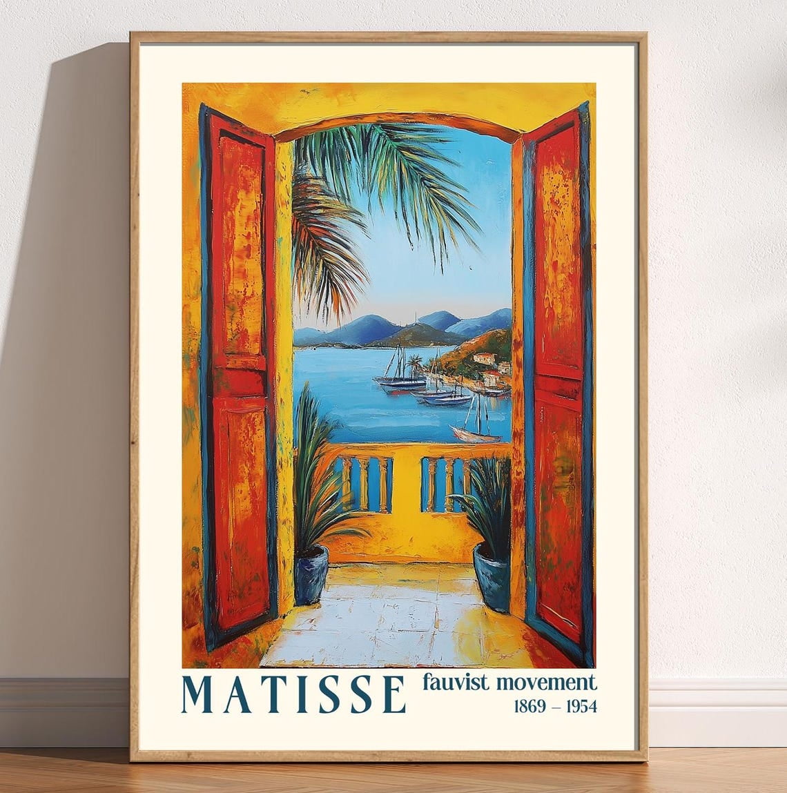 Open Window Henri Matisse Exhibition Print, Henri Matisse Style Fauvism ...