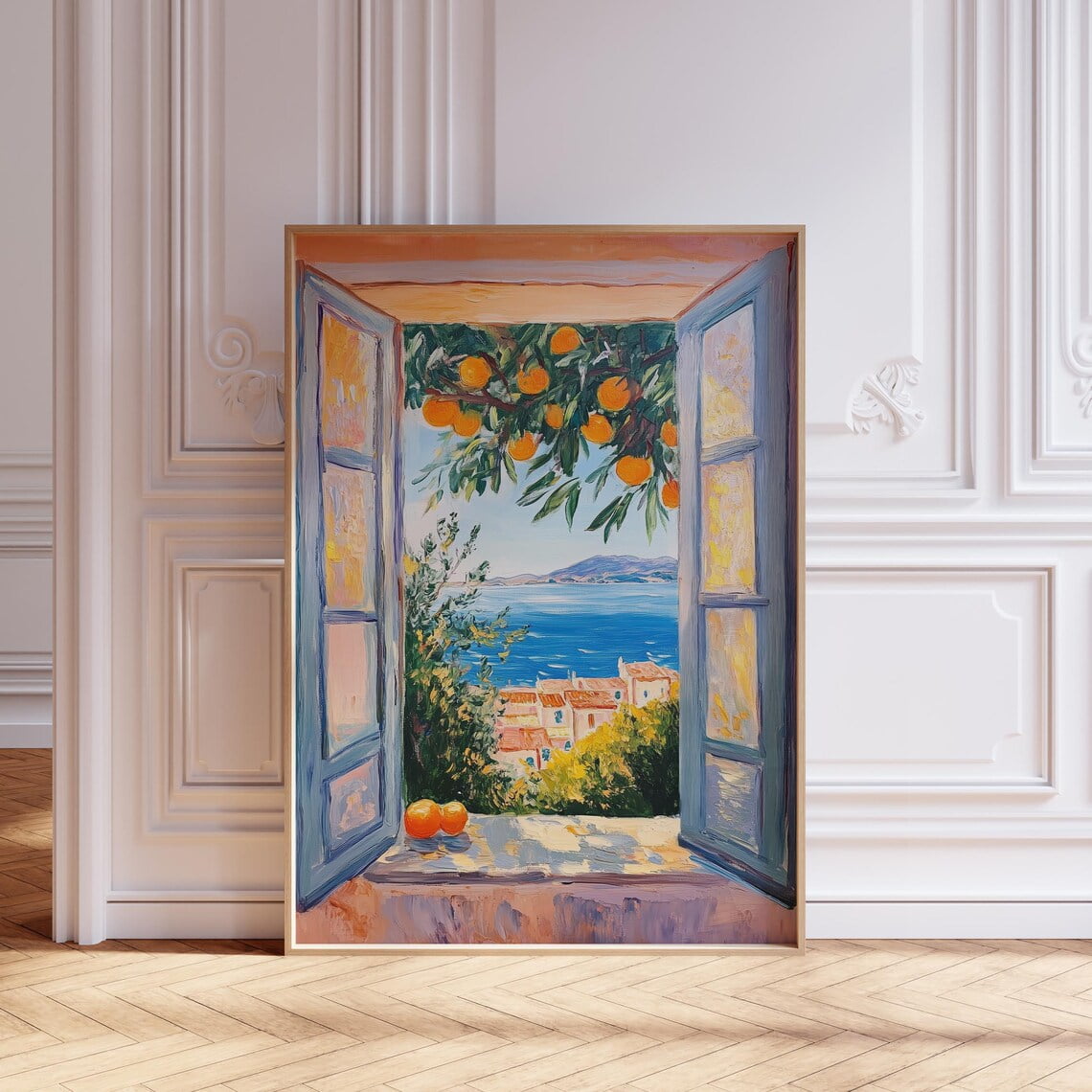 Open Window Henri Matisse Inspired Print Coastal Italy Art Print Open ...