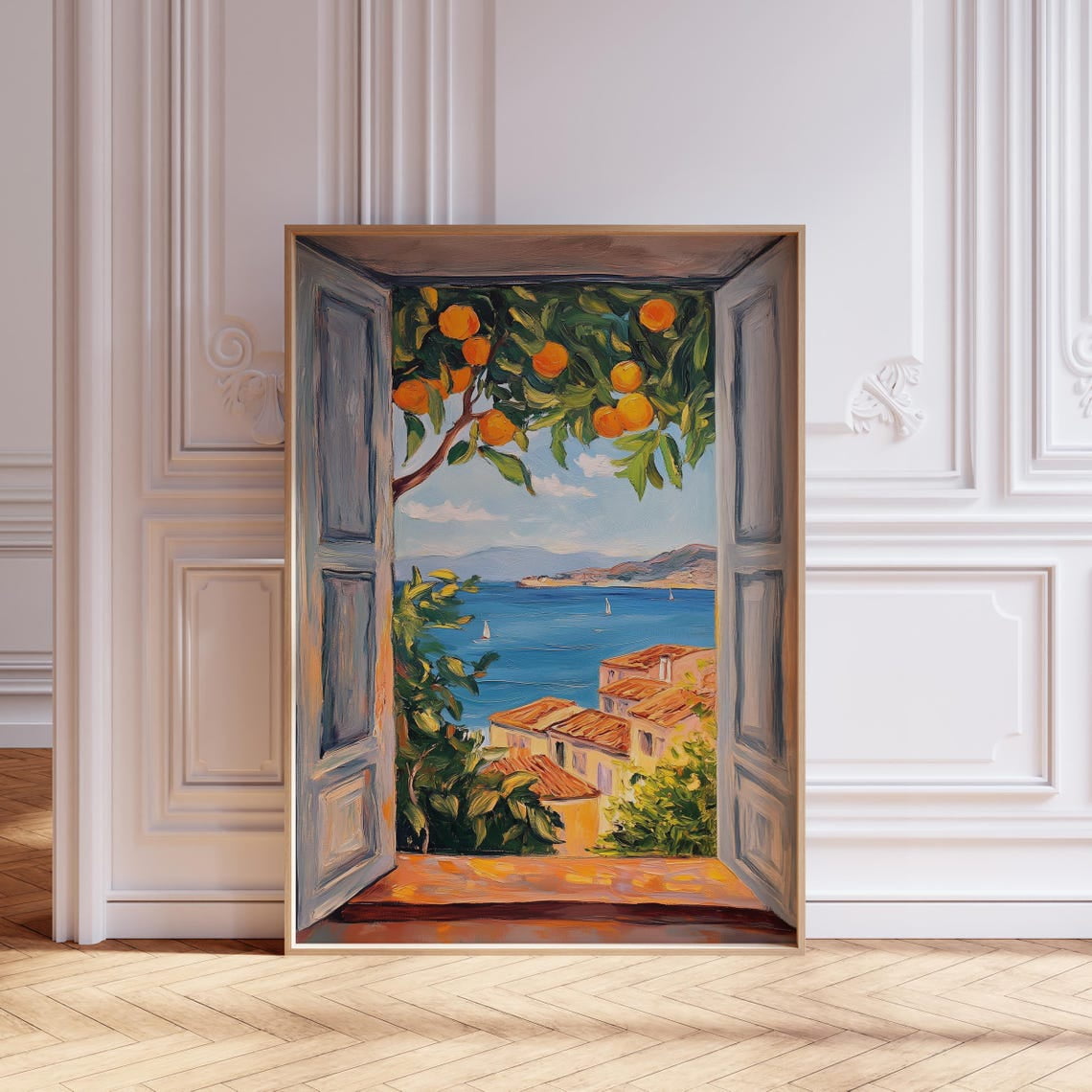 Open Window Henri Matisse Inspired Print Coastal Italy Art Print Open ...