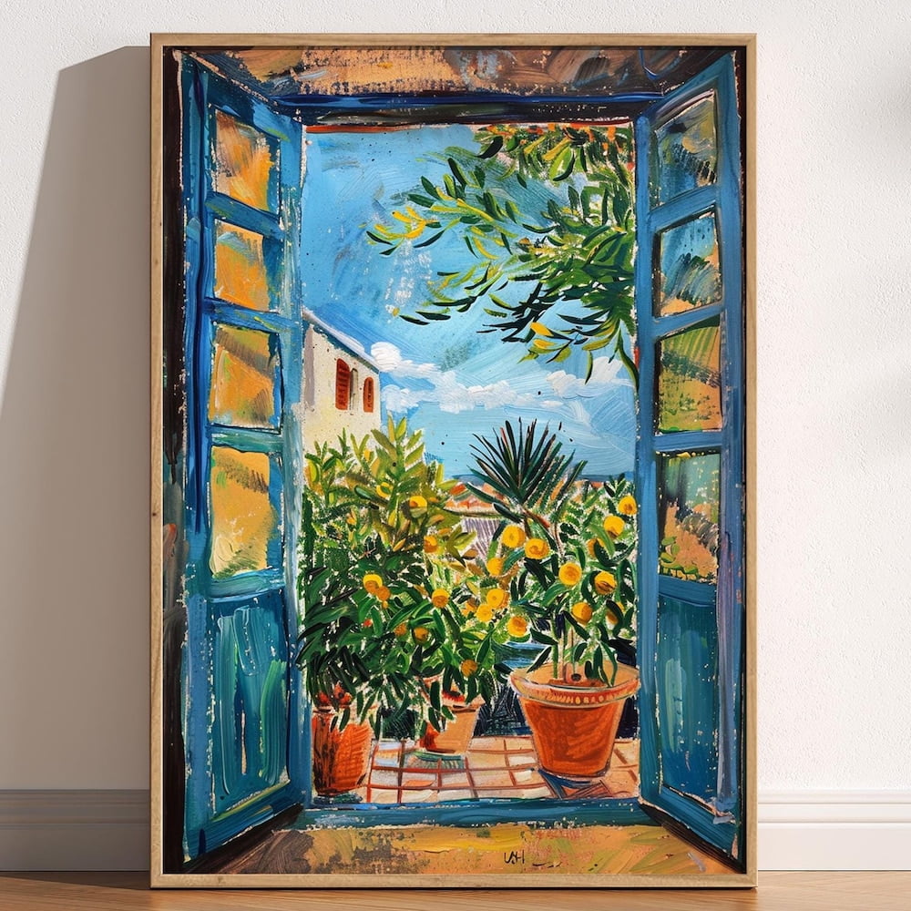 Open Window Henri Matisse Print, Henri Matisse Style Fauvism Painting ...