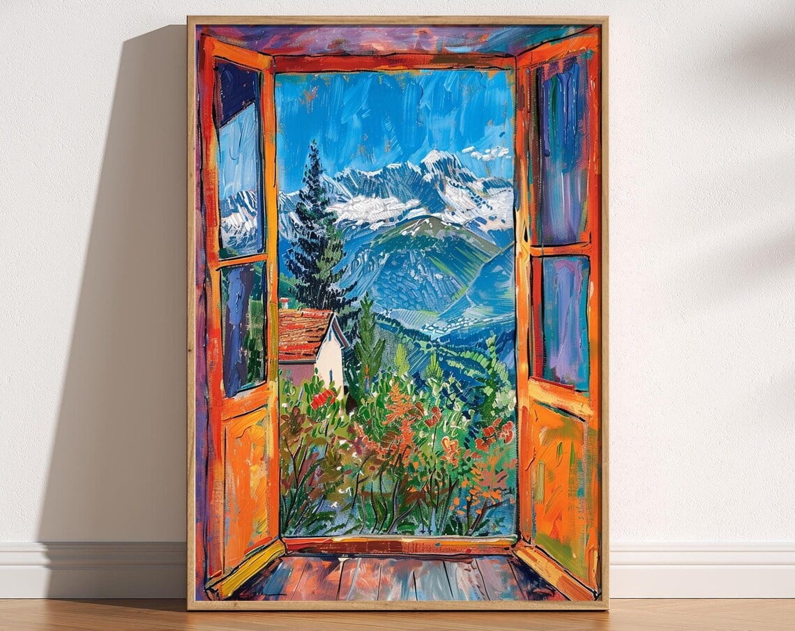 Open Window Henri Matisse Print, Henri Matisse Style Fauvism Painting ...