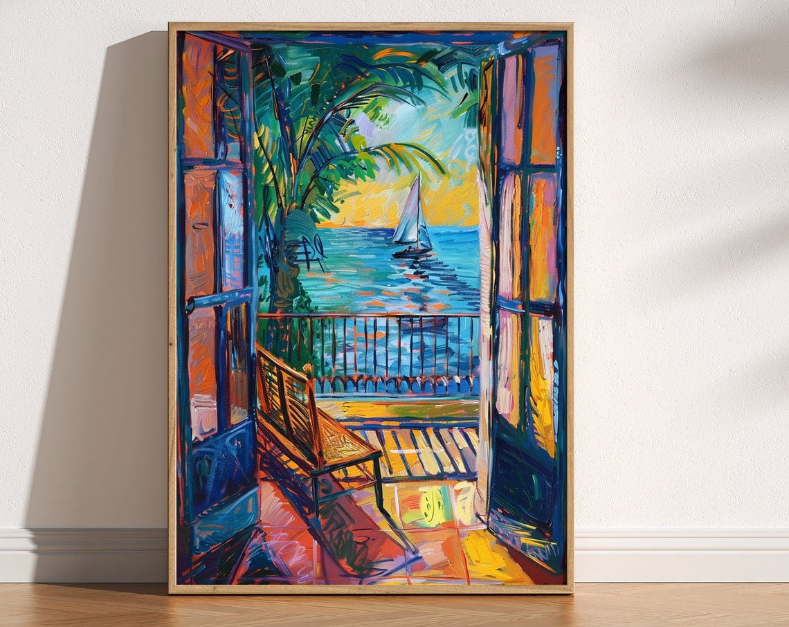 Open Window Henri Matisse Print, Henri Matisse Style Fauvism Painting ...