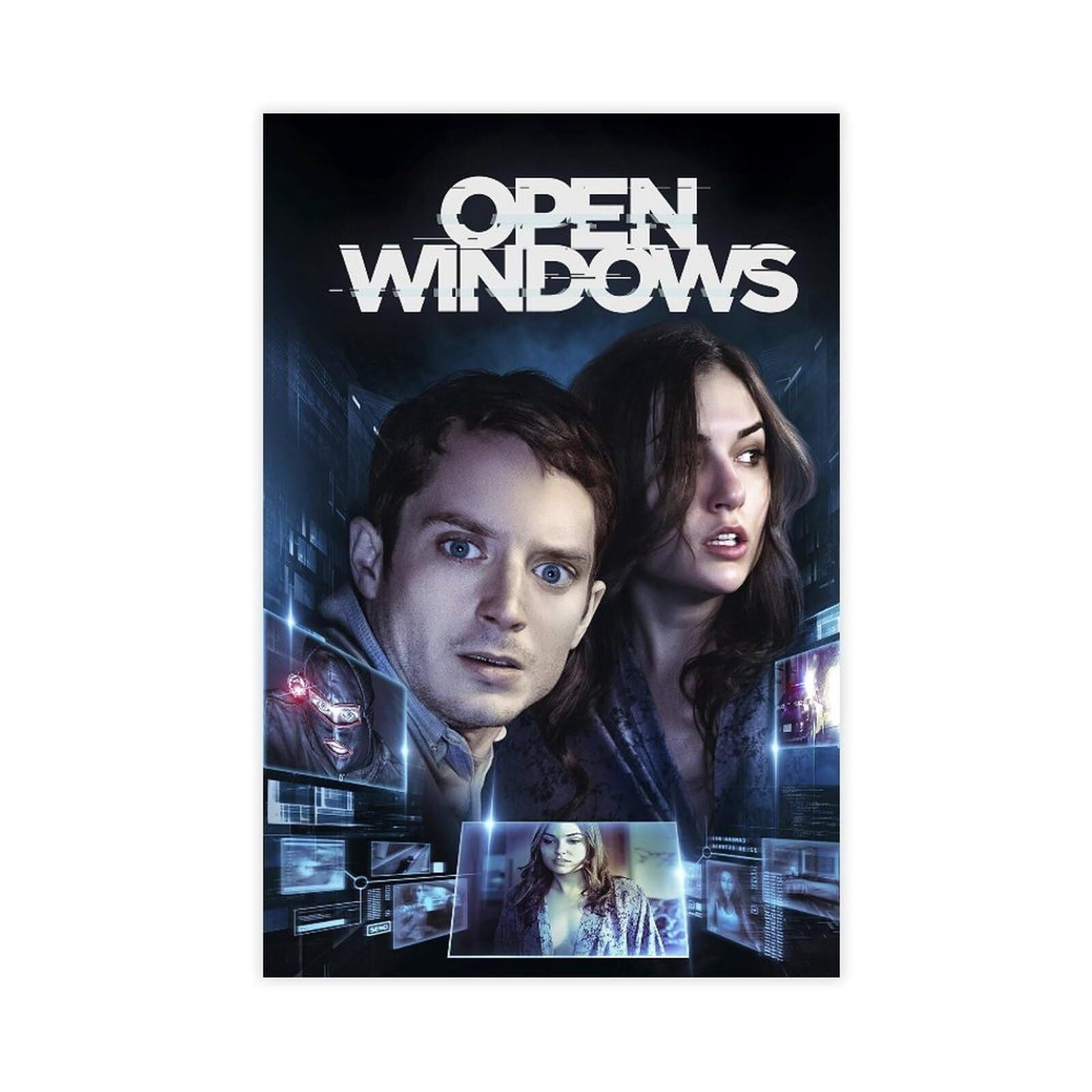 Open Windows Movie Poster Cover Art Deco 2 Canvas Poster Bedroom Decor ...