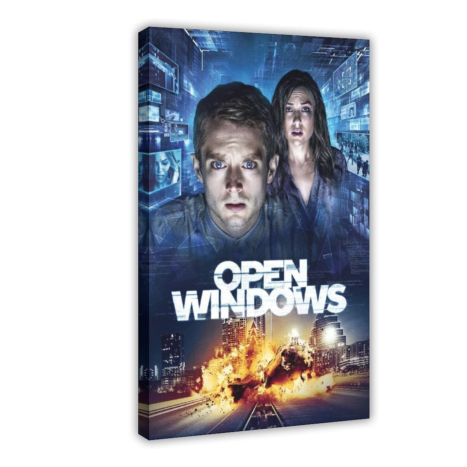 Open Windows Movie Poster Cover Art Deco 3 Canvas Poster Bedroom Decor ...