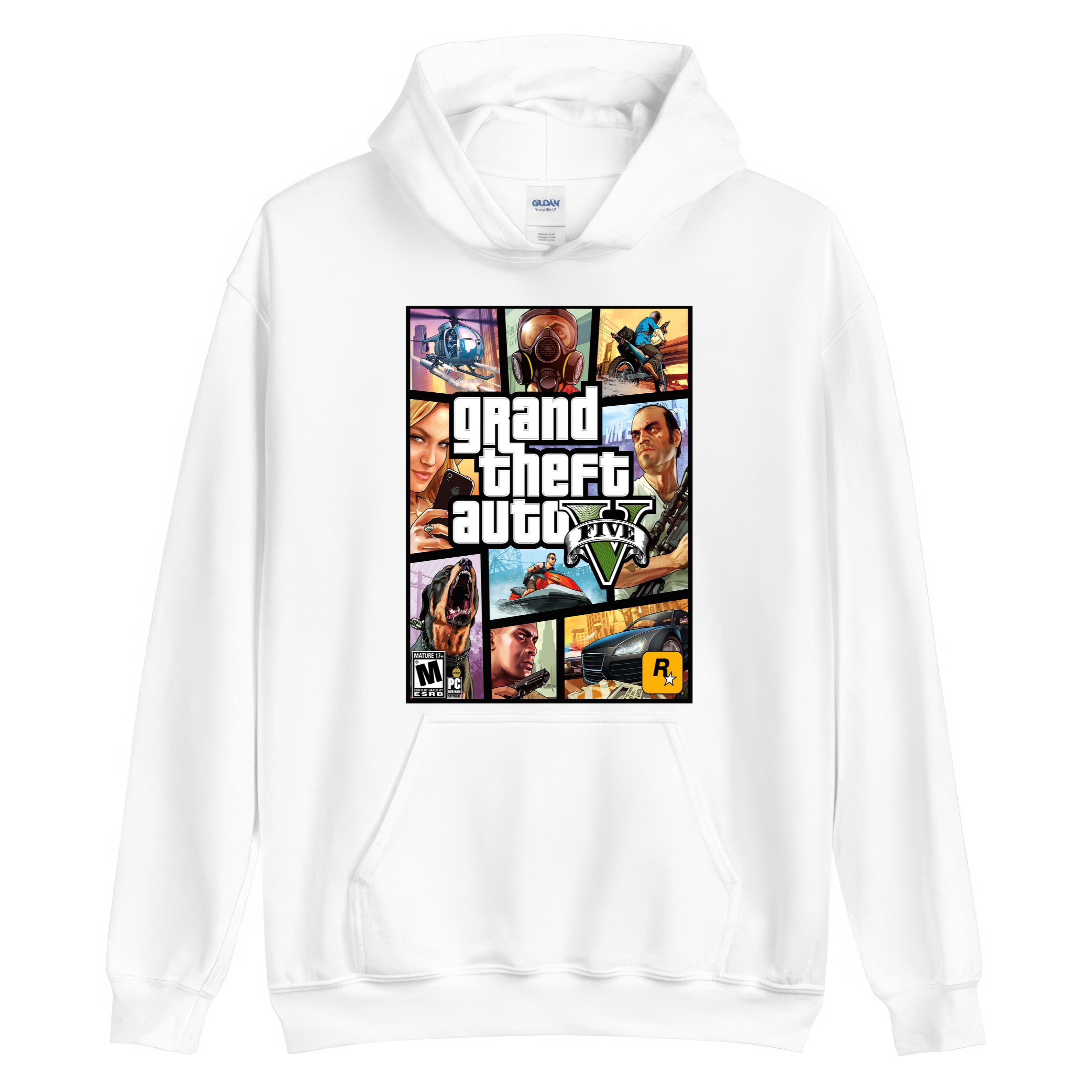 Open World Retro Game Graphic Tee, Urban Crime Style Shirt New Instock ...