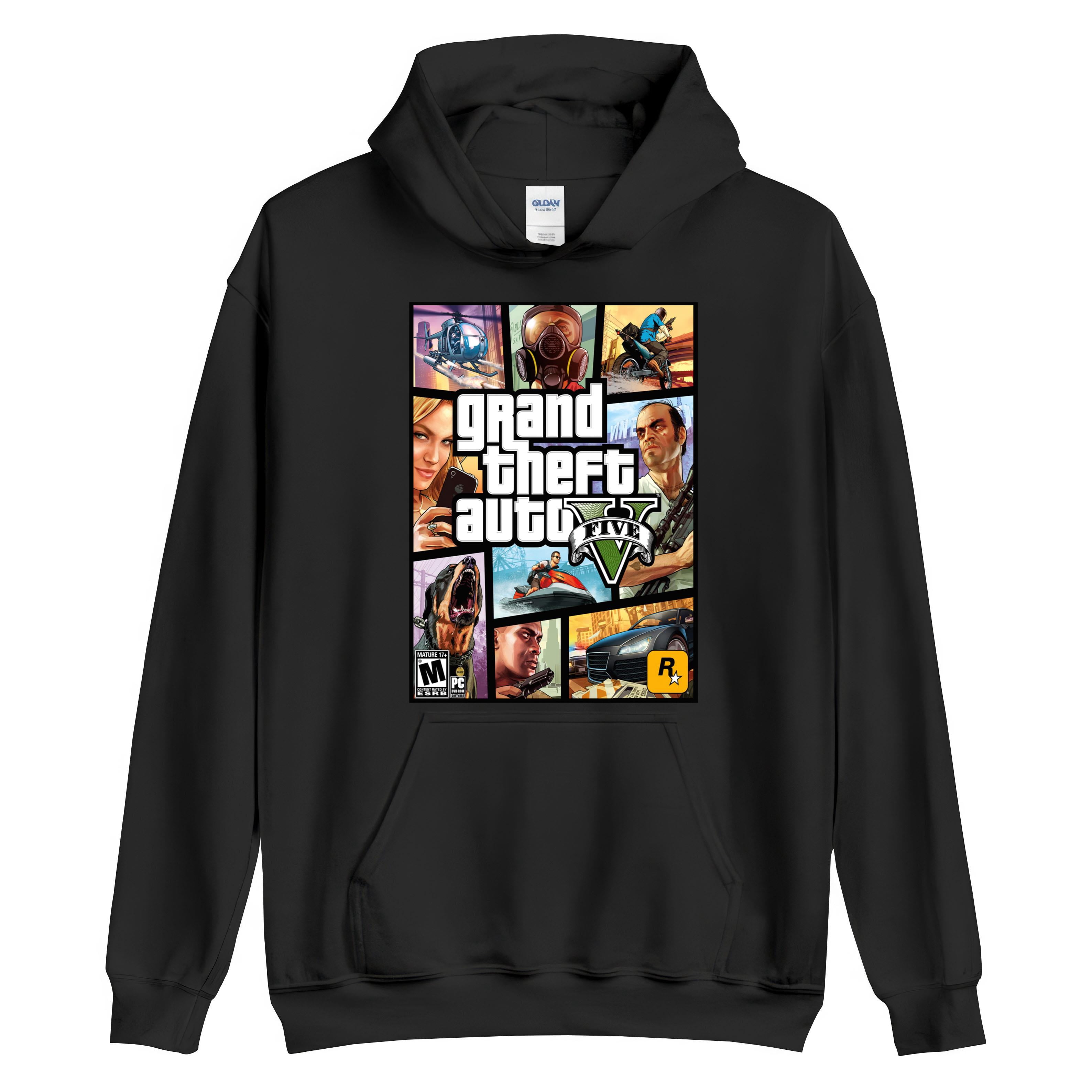 Open World Retro Game Graphic Tee, Urban Crime Style Shirt New Instock ...