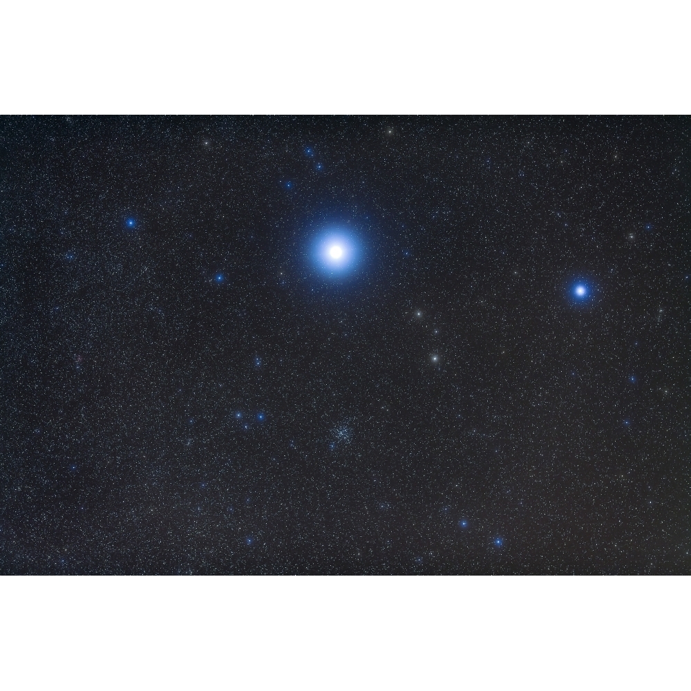 Open cluster Messier 41 in the constellation Canis Major Poster Print ...