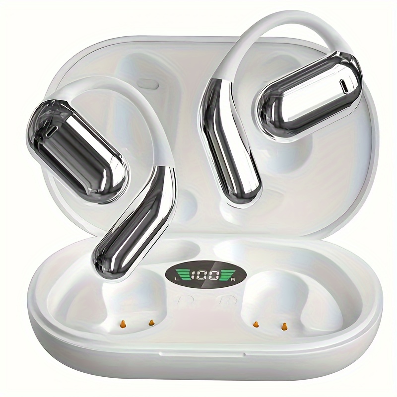 Open ear BT5.4 earphones, wireless earphones with built-in microphone ...