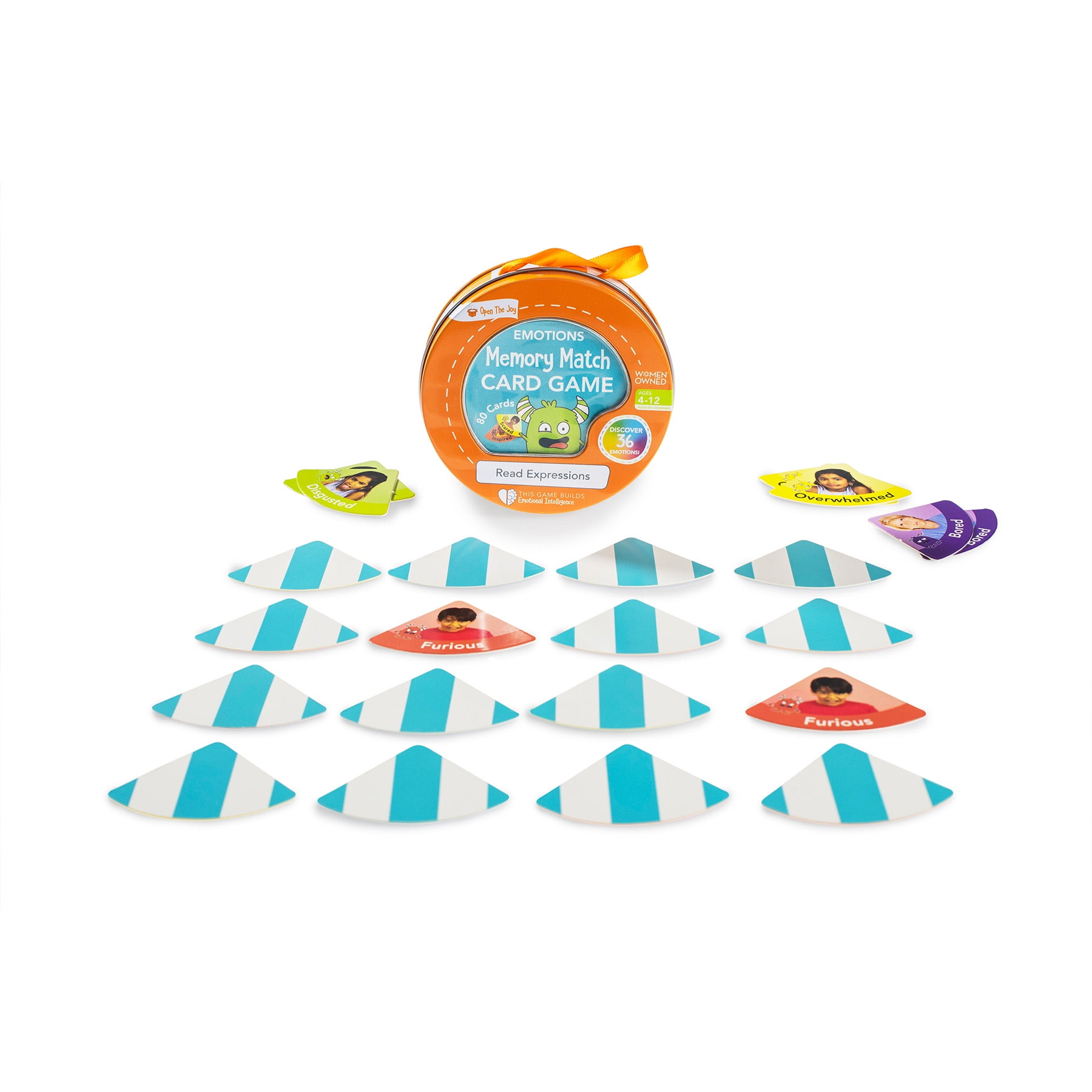 Open the Joy Emotions Memory Match Card Game for Kids - Walmart.com