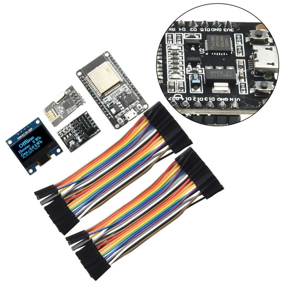 OpenDTU For Hoymiles DIY Kit ESP32+NRF24L01+Cable+ Display+Module ...