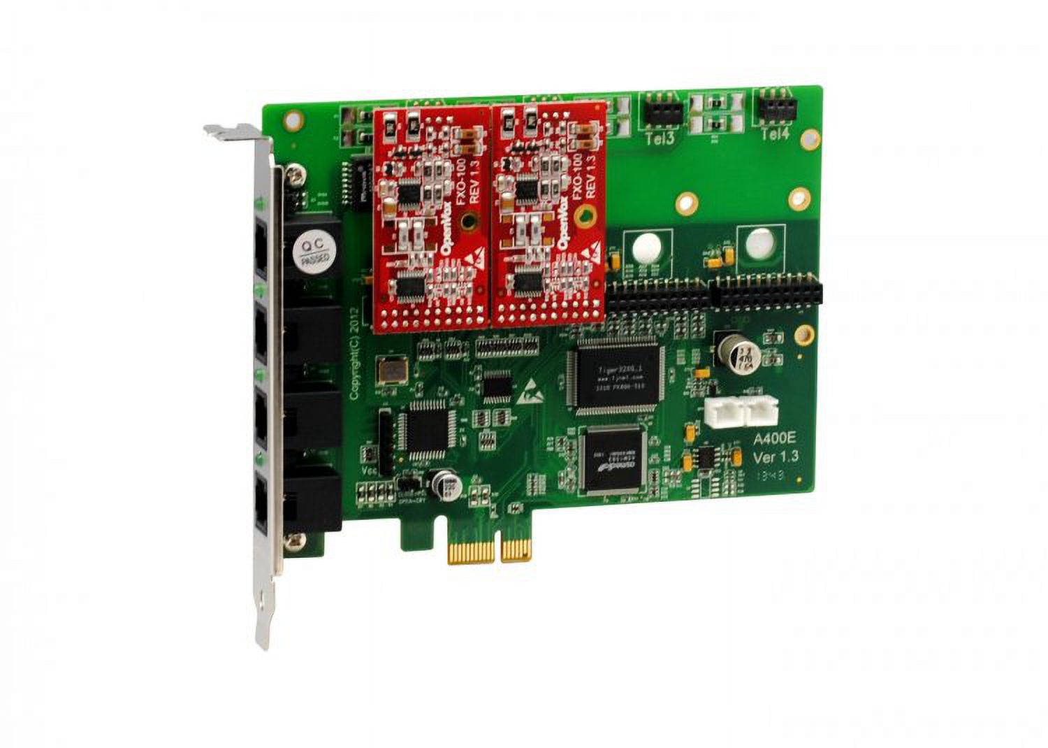 OpenVox A400E02 4 Port Analog PCI-E card + 0 FXS + 2 FXO - Walmart.com