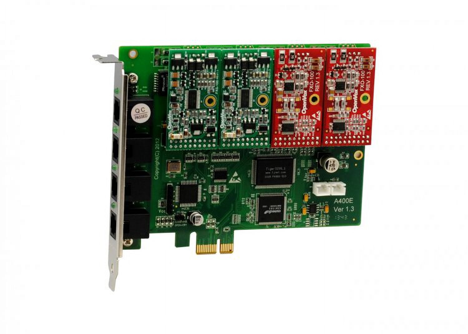 OpenVox A400E22 4 Port Analog PCI-E card + 2 FXS + 2 FXO - Walmart.com