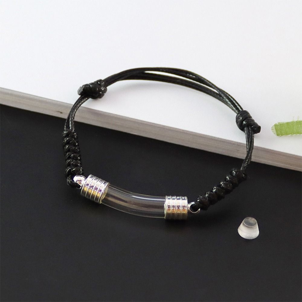 Openable DIY Jewellery Adjustable Hair Ash Memorial Curve Tube Pendant ...