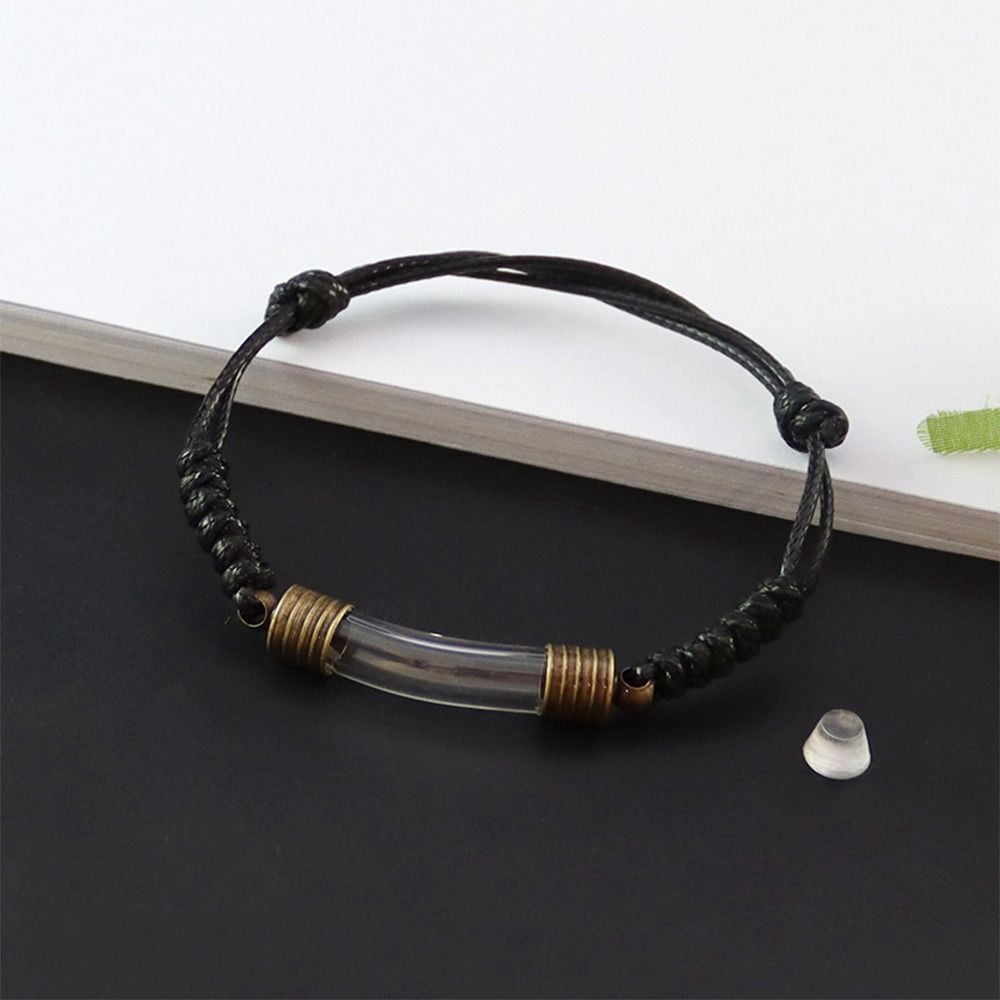 Openable DIY Jewellery Adjustable Hair Ash Memorial Curve Tube Pendant ...