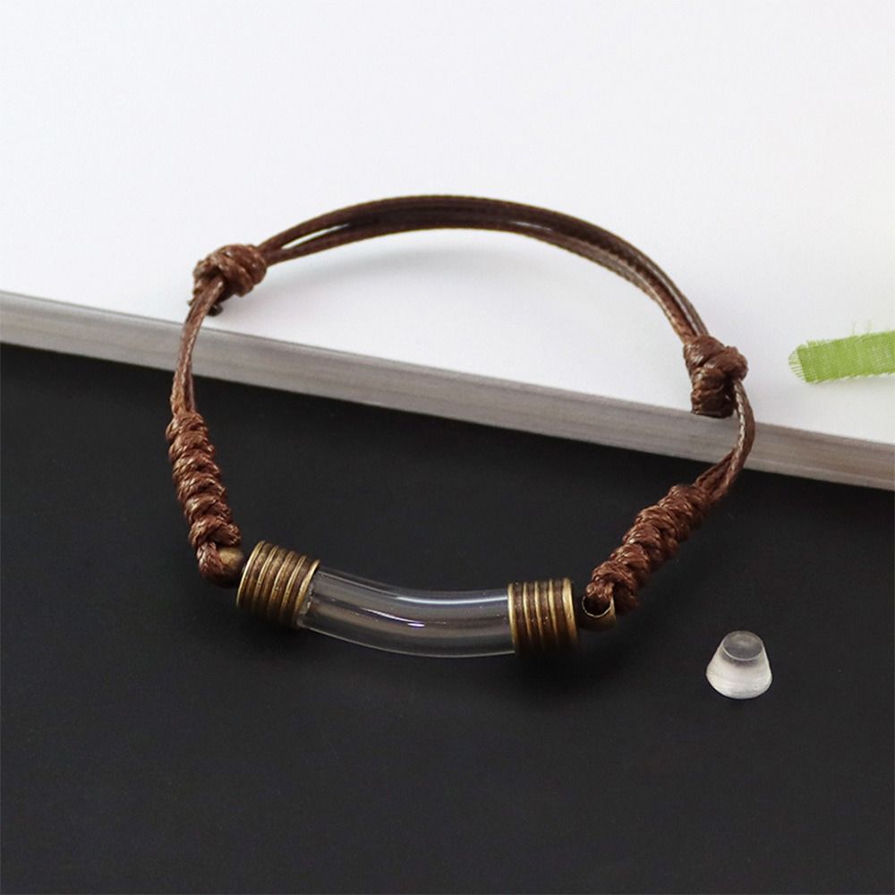 Openable DIY Jewellery Adjustable Hair Ash Memorial Curve Tube Pendant ...