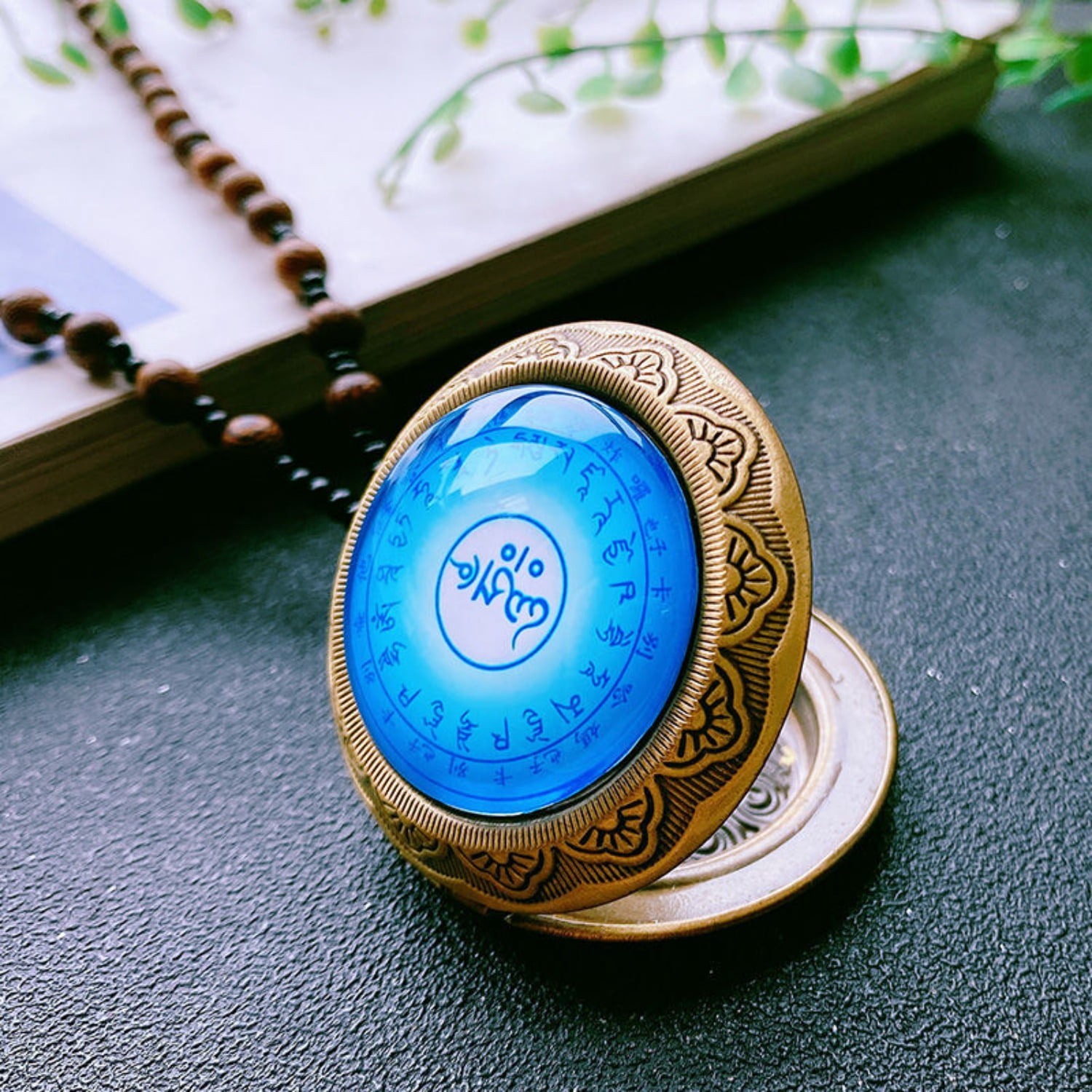 Openable Medicine Buddha Pendant Necklace Buddhist Amulet Locket ...