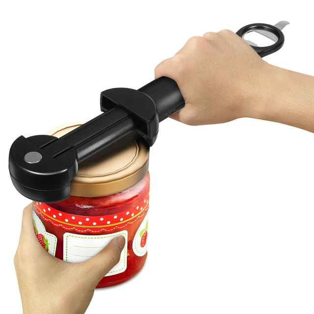 Opener Manual Can Jar Openers Wine Jars Multifunction Bottle Black ...