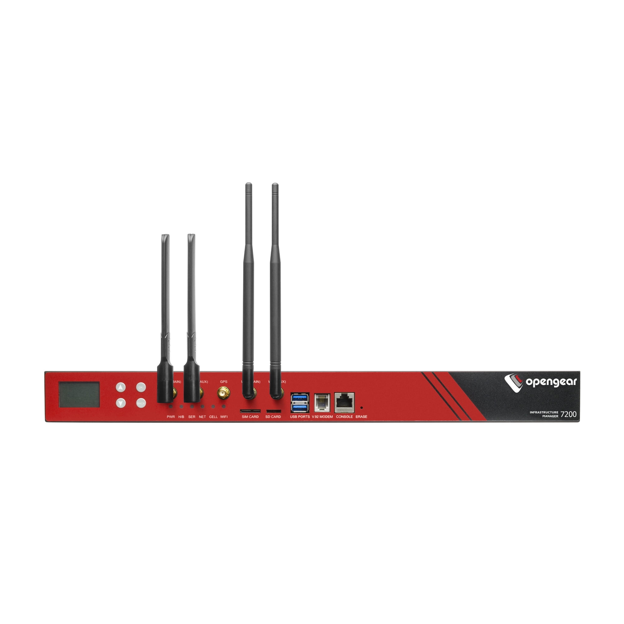 Opengear IM7216-2-DAC-LMV-US 16 serial software selectable, dual AC, 2 ...