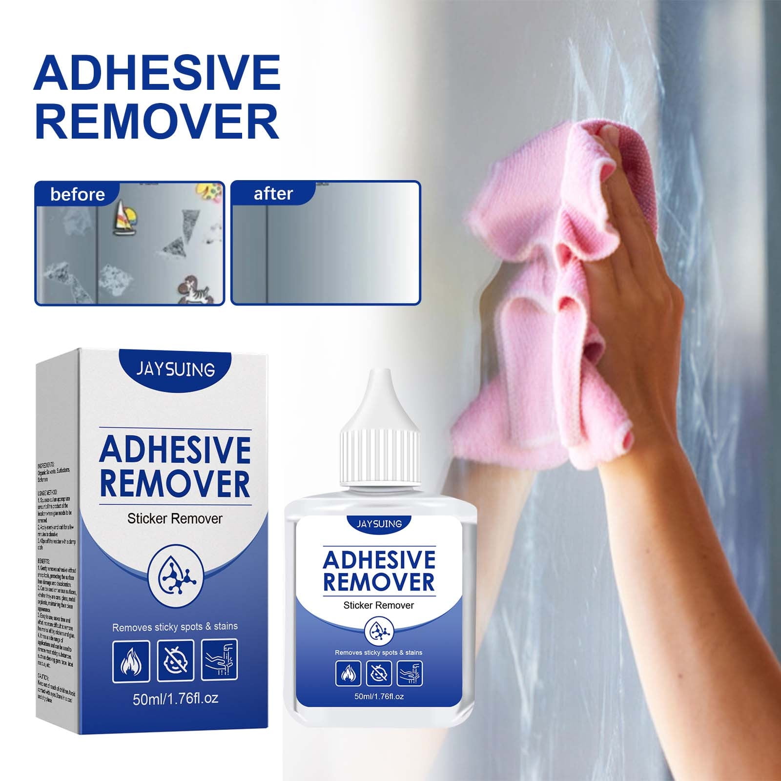 Openpig Adhesive Remover Sticker Remover with Plastic Razor All Purpose ...