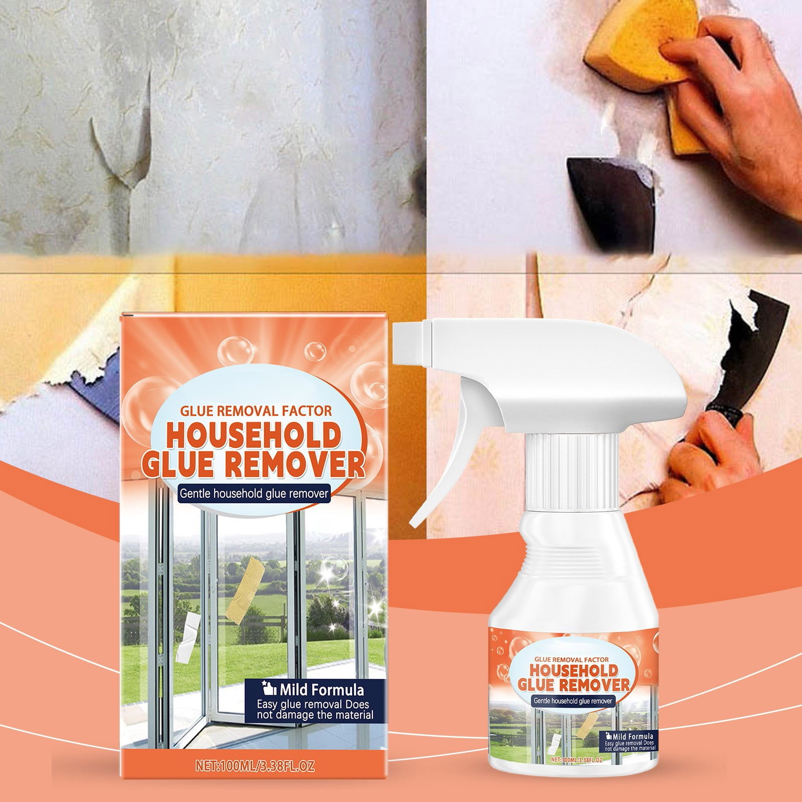 Openpig Adhesive Remover for Home – Home Sticker Remover Spray Rapidly ...