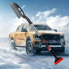 Snow Moover 39" Extendable Snow Brush with Squeegee, Ice Scraper and ...