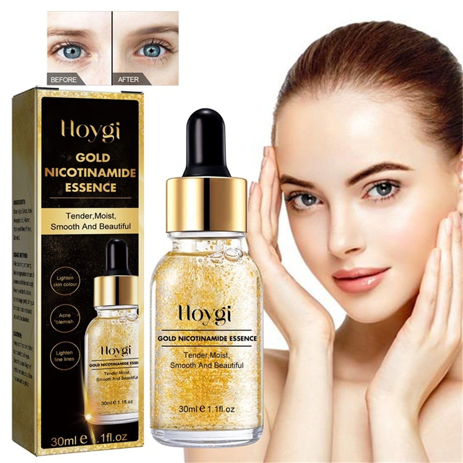 Openpig Clearance 24K Gold Serum For Face, Skin Brightening Aging ...