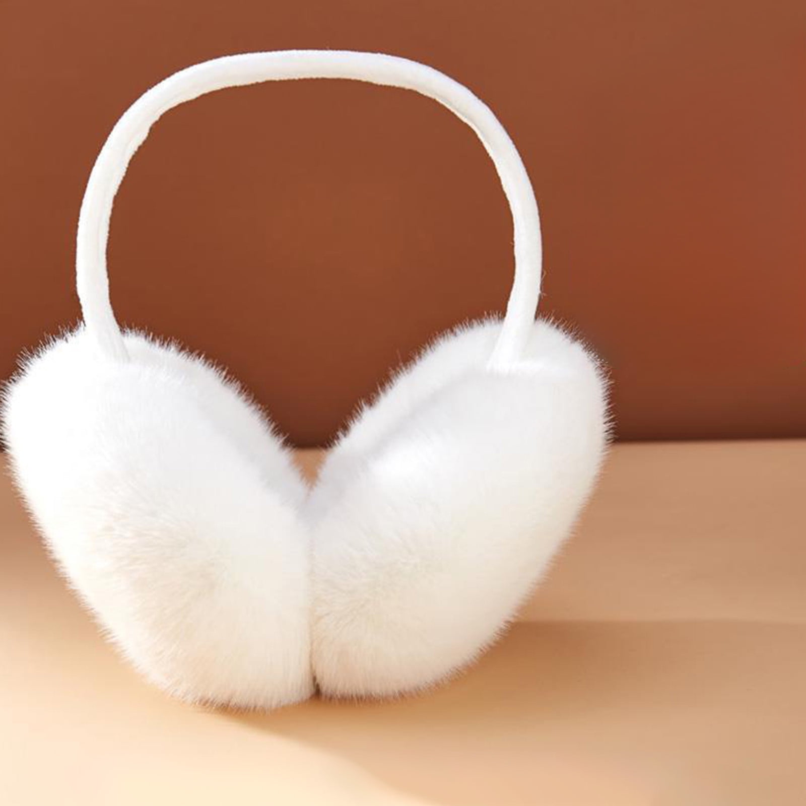 Openpig Fluffy Ear Muff for Women Plush Foldable Earmuffs Kids Winter ...