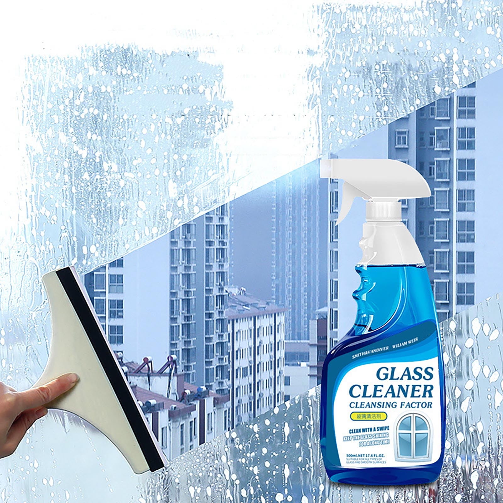 Openpig Glass Cleaner Spray, Window Cleaner Spray, Makes Glass Shining ...