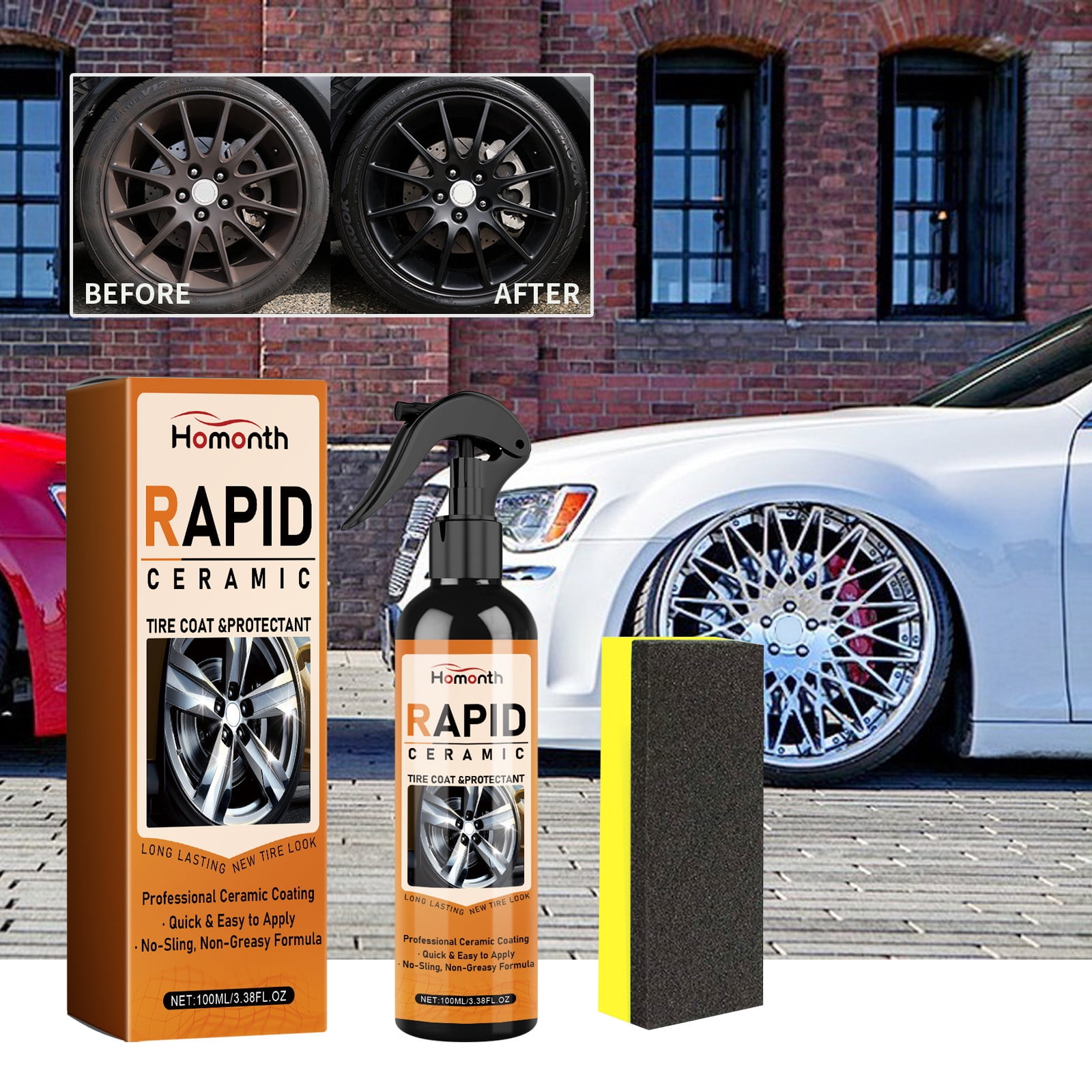 Openpig High Protection Fast Car Tire Coating Spray Car Tire Coating ...