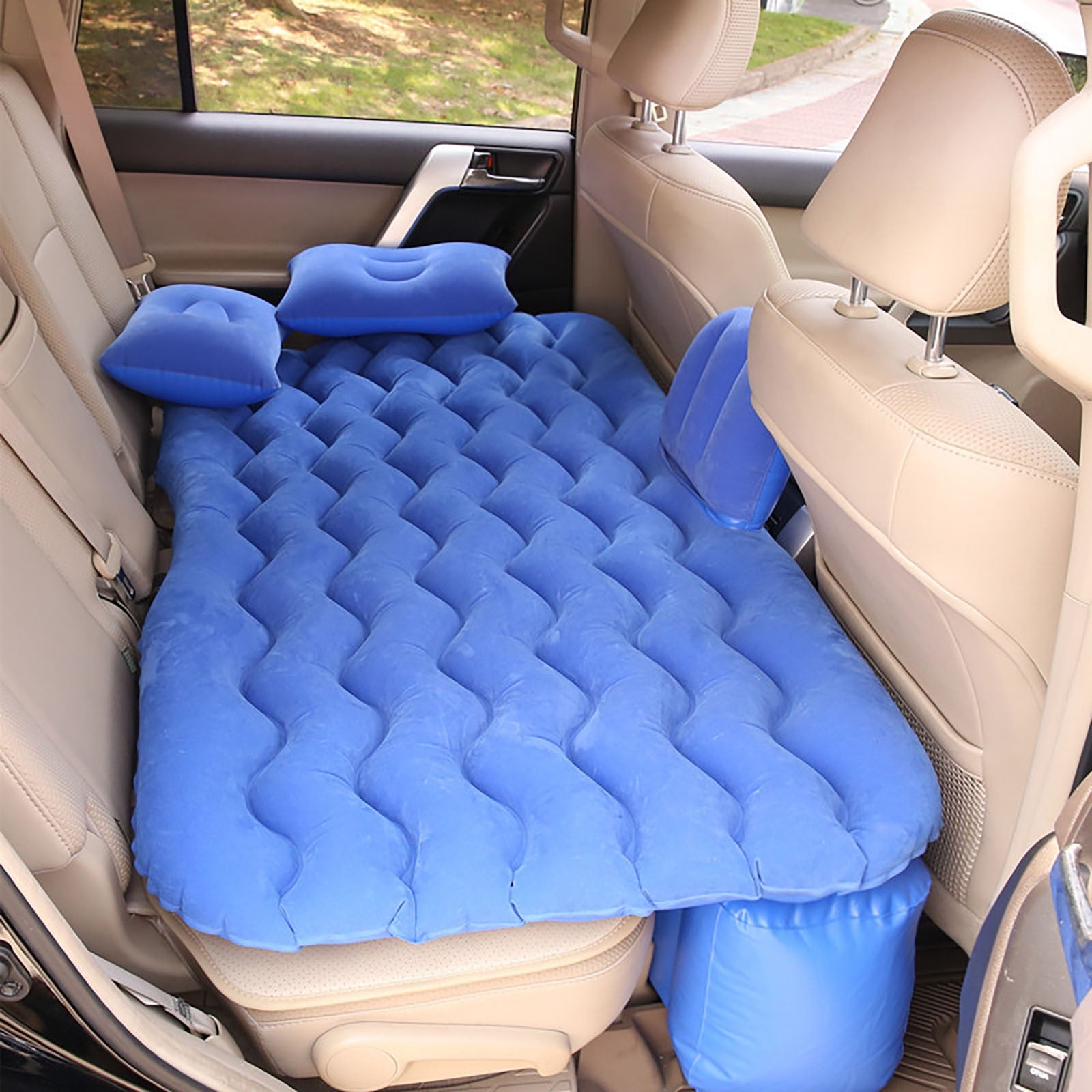 Openpig Inflatable Car Air Mattress Travel Bed - Thickened Car Camping ...