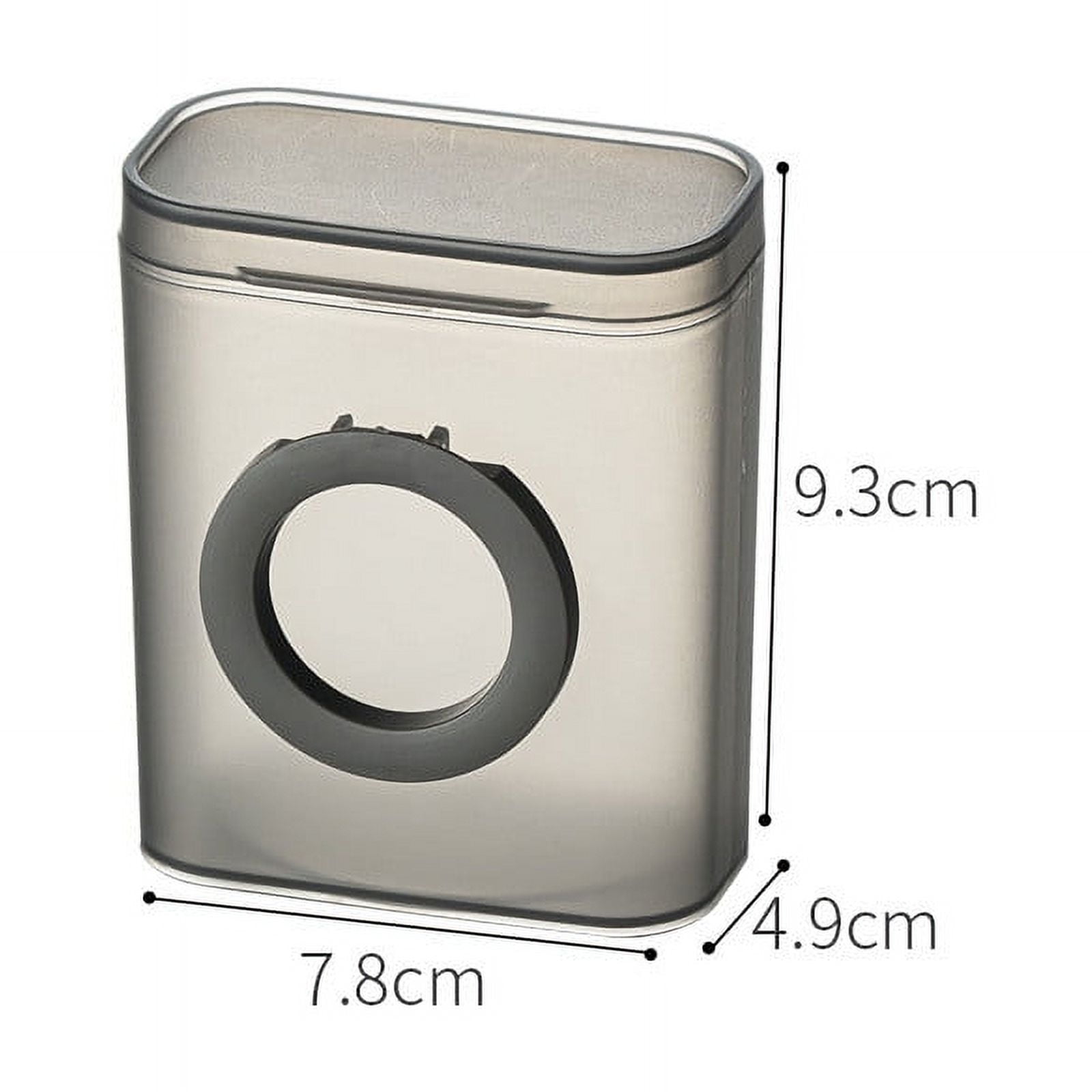 Openpig Small Translucent Organizer Box with Lid and Phone Holder ...