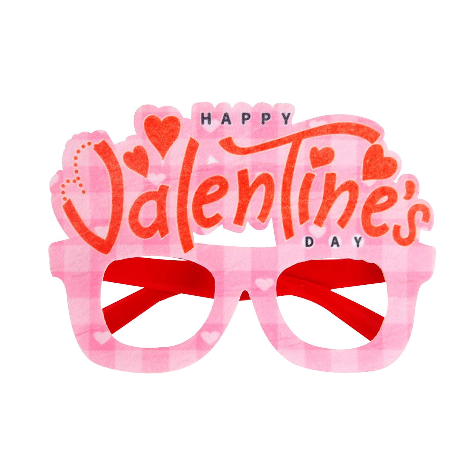 Openpig Valentines Eyeglasses, Valentines Day Photo Love Heart Glasses ...