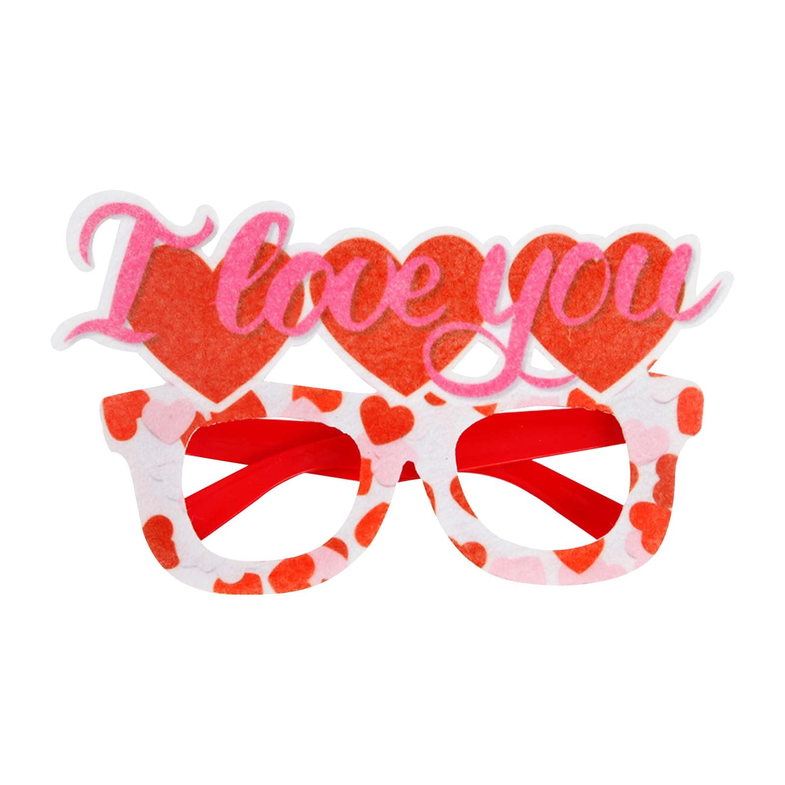 Openpig Valentines Eyeglasses, Valentines Day Photo Love Heart Glasses ...