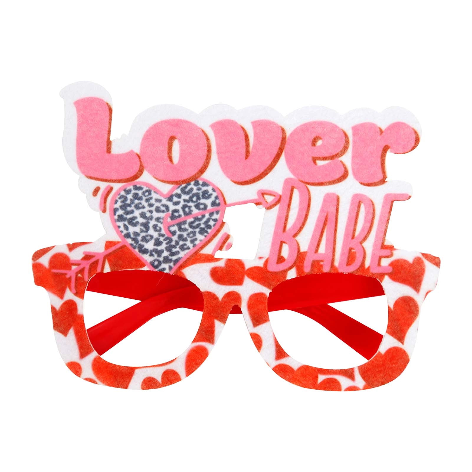 Openpig Valentines Eyeglasses, Valentines Day Photo Love Heart Glasses ...