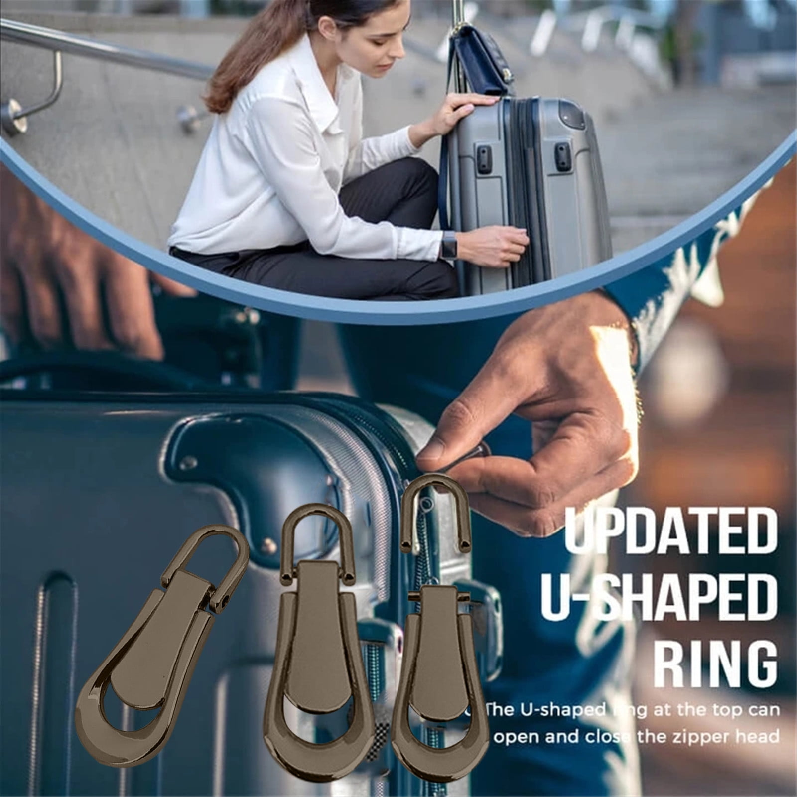 Openpig Zipper Pull Replacement, Zipper Pullers Detachable Zipper Tab ...