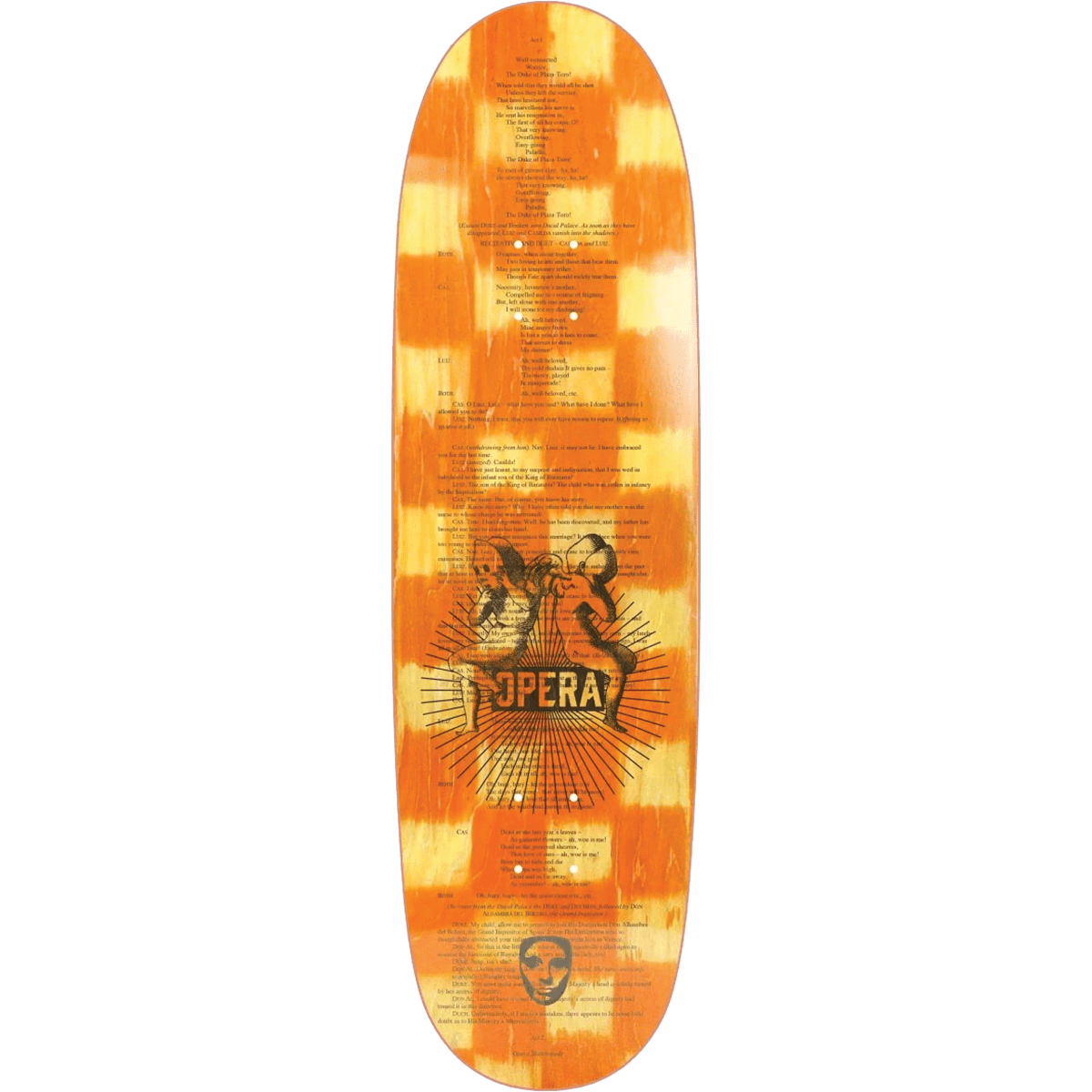 Opera 2035 Laser Skateboard Deck 8.98 - Assembled AS Complete ...