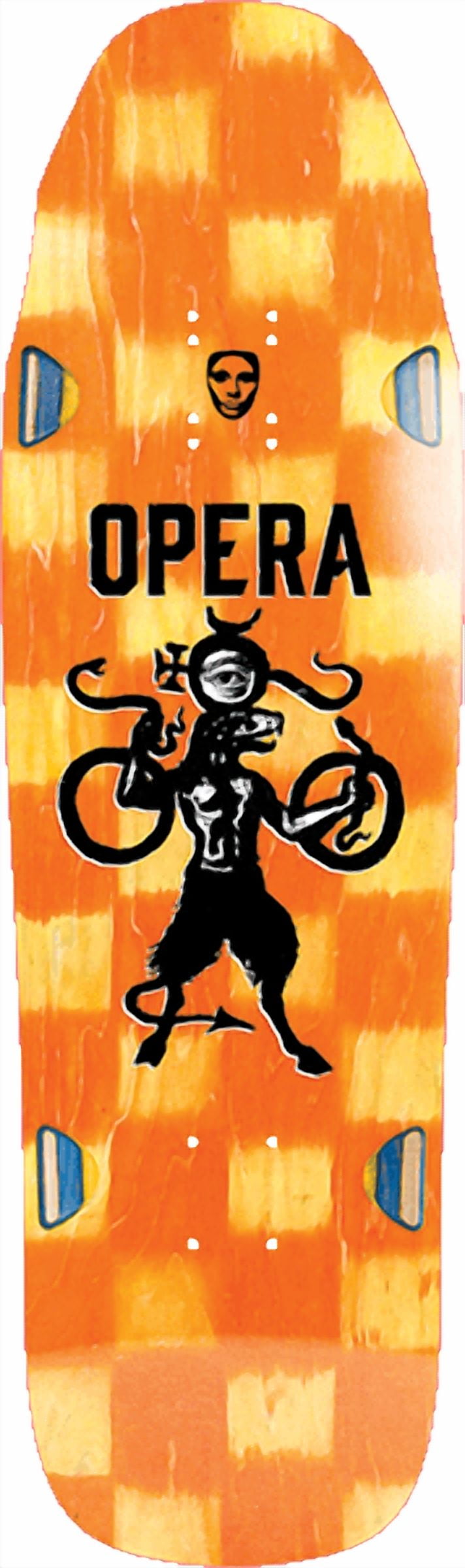 Opera Beast Checker Original Skateboard Deck - 9.5" x 32" (Deck Only ...