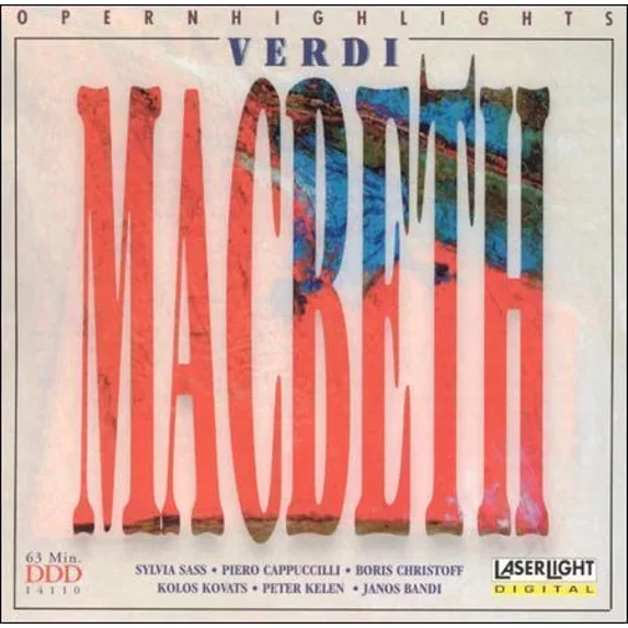 Opera Highlights: Macbeth - Music CD - - 1994-03-08 - Delta - Very Good ...