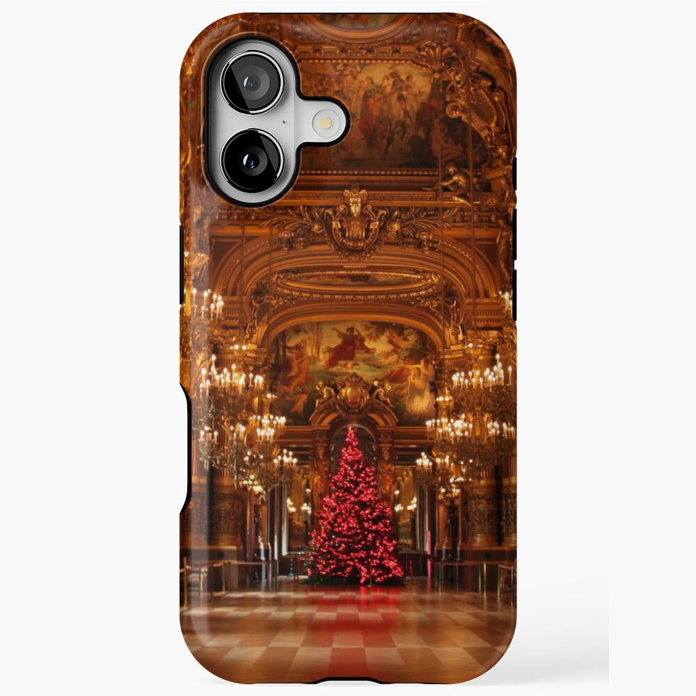 Opera House Christmas Elegant Holiday City Scene for iPhone 17 11 12 13 ...
