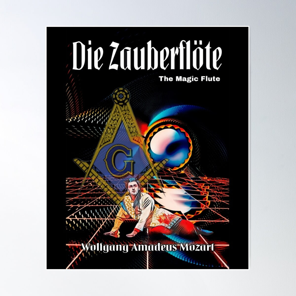 Opera Poster Mozart Die Zauberflöte The Magic Flute Classic . Poster ...