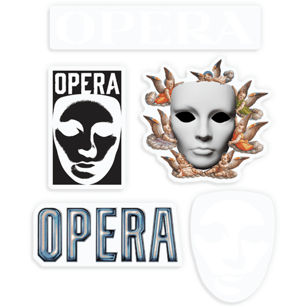 Opera Stage 10 Pack Assorted Stickers - Walmart.com