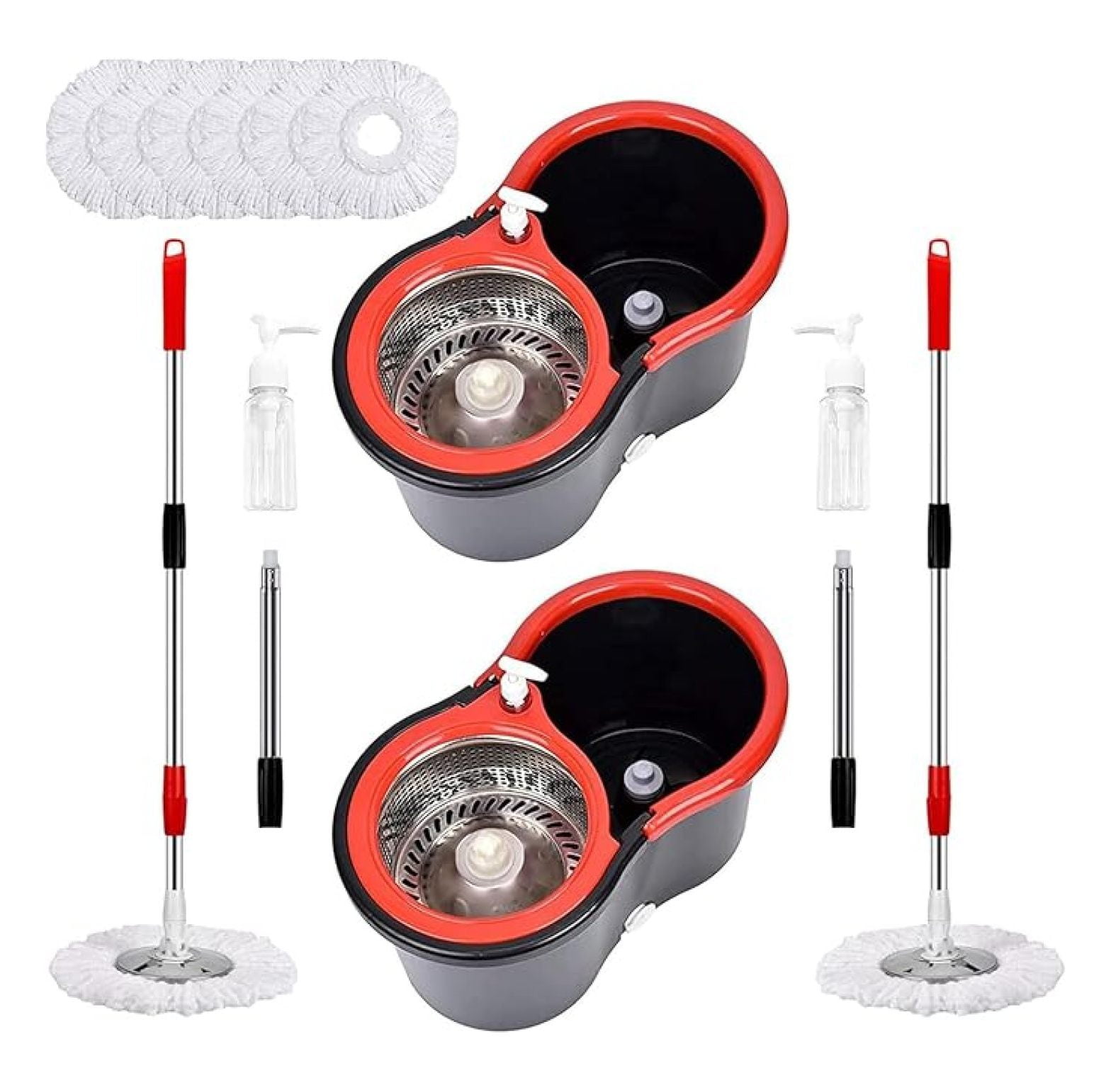 Operable 360 ° Rotating Mop Bucket Set,Mop and Bucket with Wringer Set ...