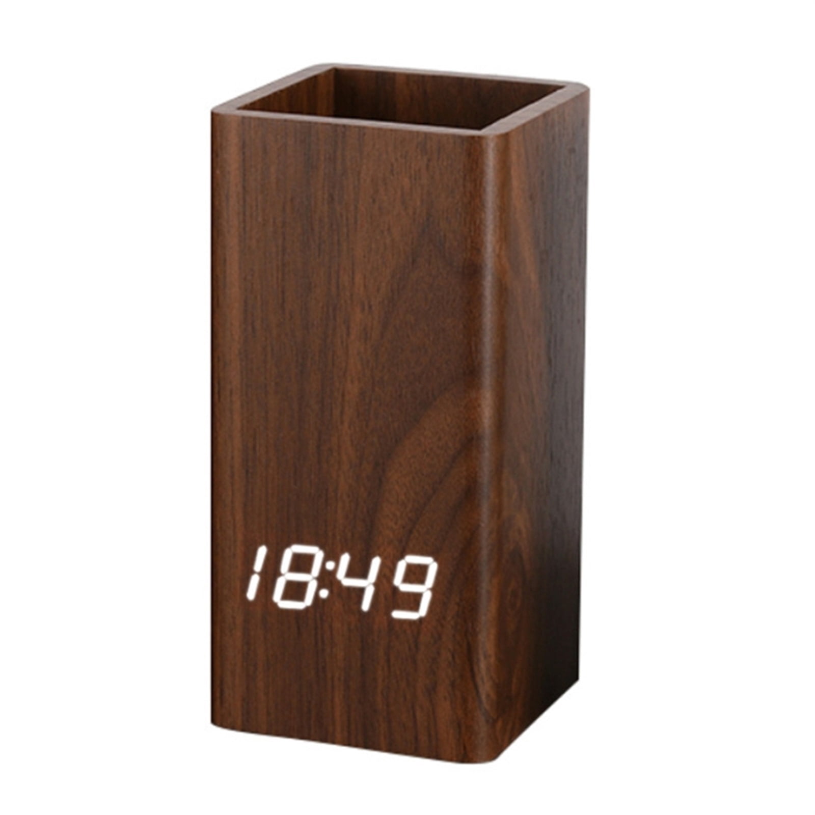 Operated Pencil Organizer Drop Ship Voice Control Digital Wooden Pen ...