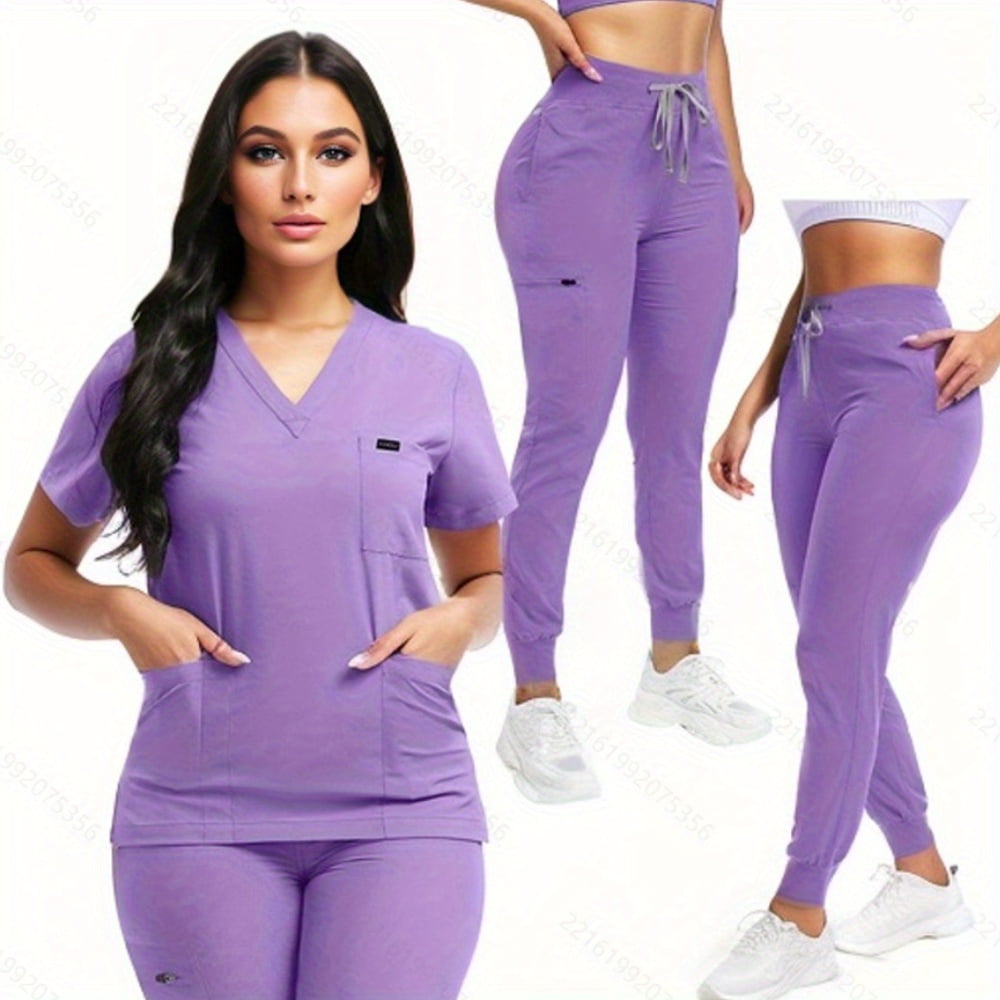 Operating Room Short Sleeve Handwashing Uniform Women Nurse Overall ...
