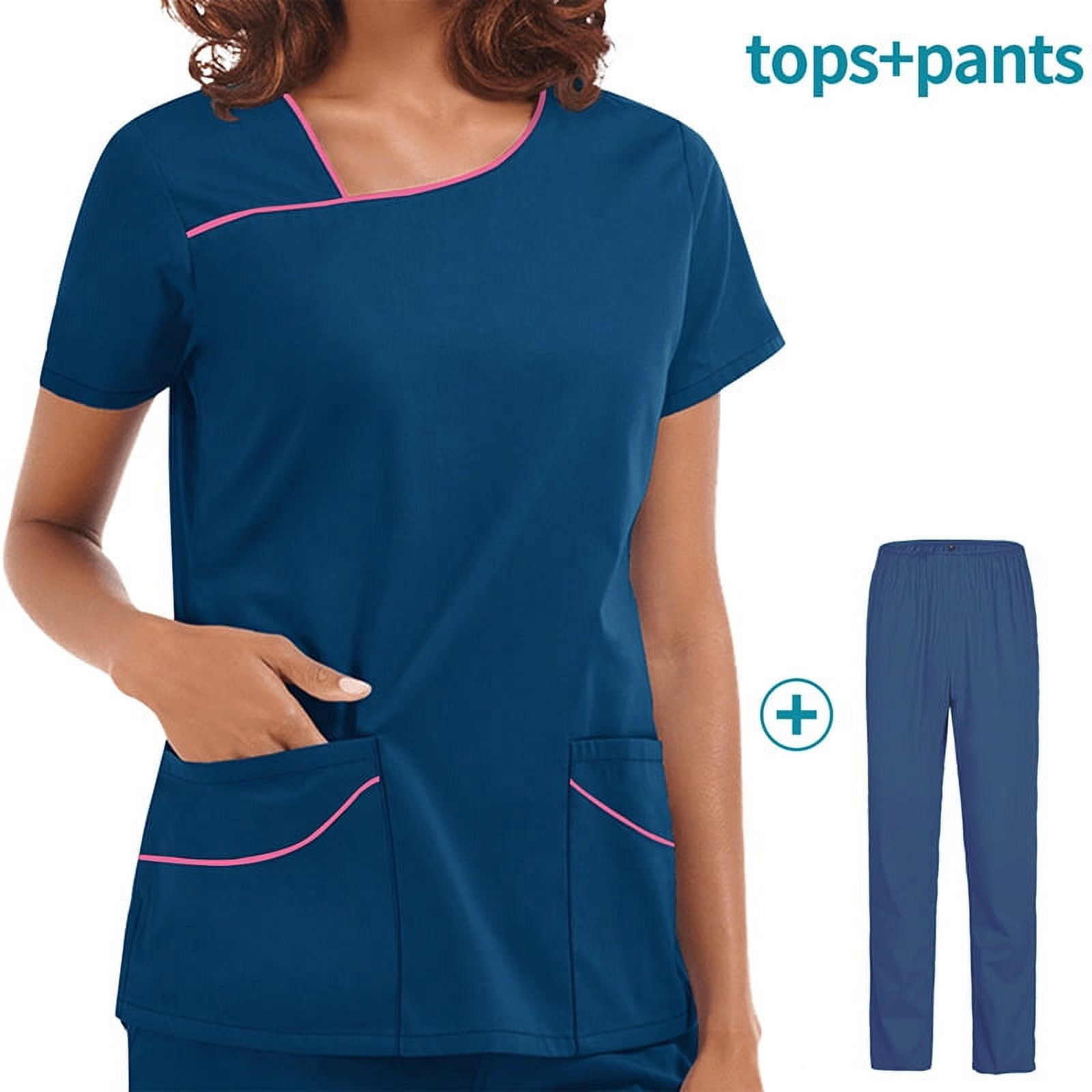 Operating Room Short Sleeve Wash Clothes Female Skin Management Work ...