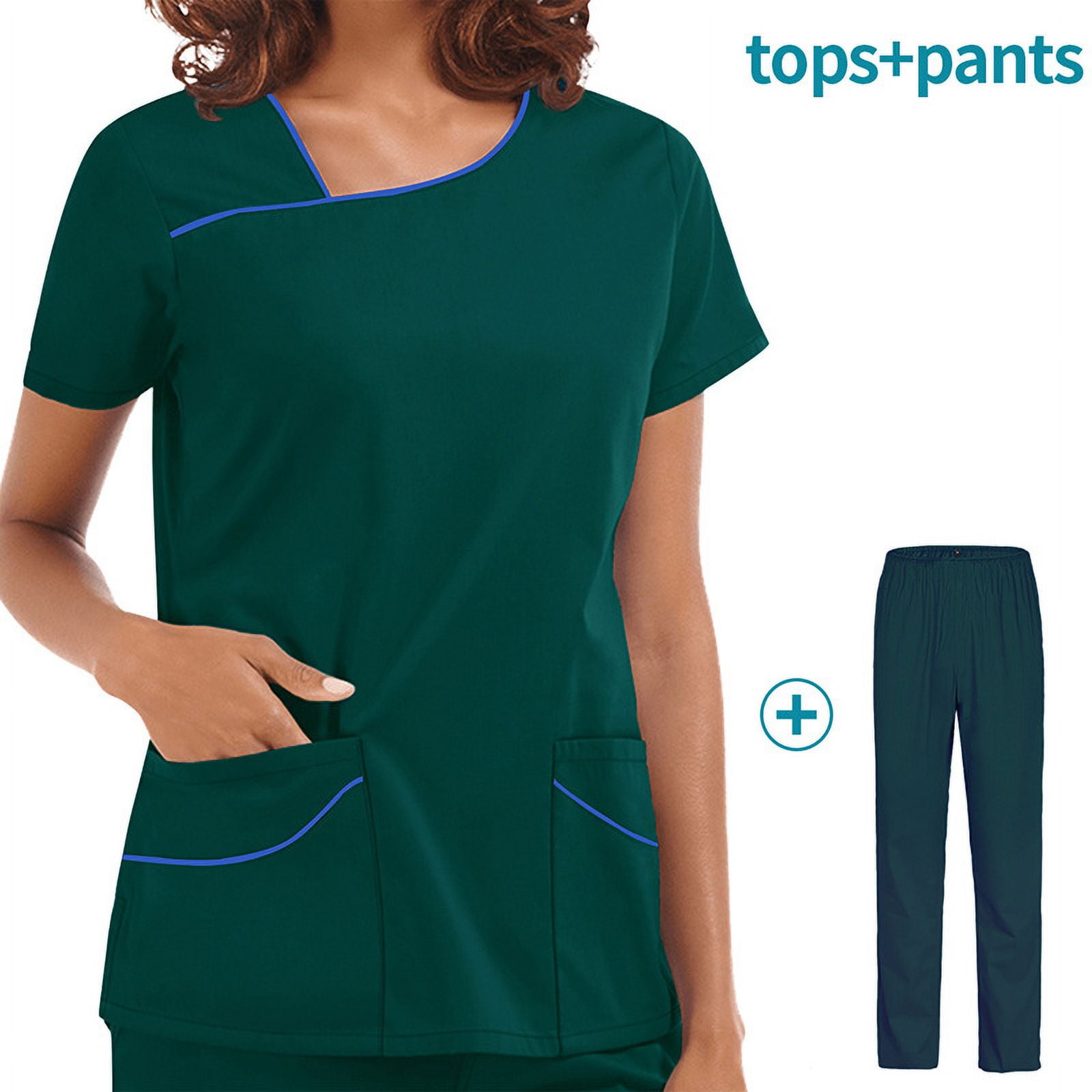 Operating Room Short Sleeve Wash Clothes Female Skin Management Work ...