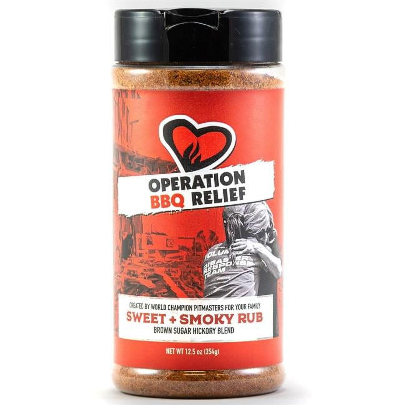 Operation BBQ Relief Sweet & Smoky BBQ Rub, Dry Barbeque Style ...