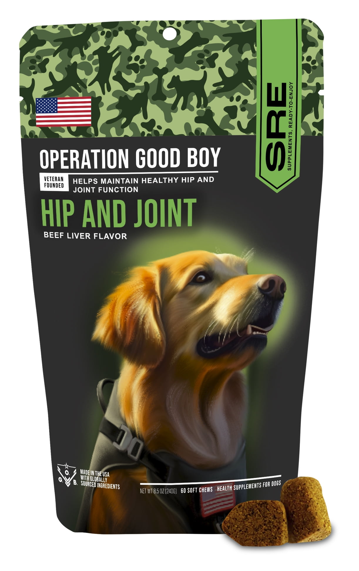 Operation Good Boy Hip & Joint Supplements for Dogs, with Glucosamine ...